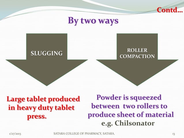 Granulation ppt. | PPTX | Chemistry | Science
