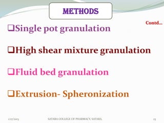 Granulation ppt. | PPTX