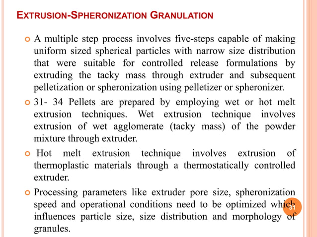 Granulation and its novel techniques | PPTX | Pharmaceutical Industry | Industries