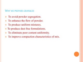 Granulation ppt new... | PPT