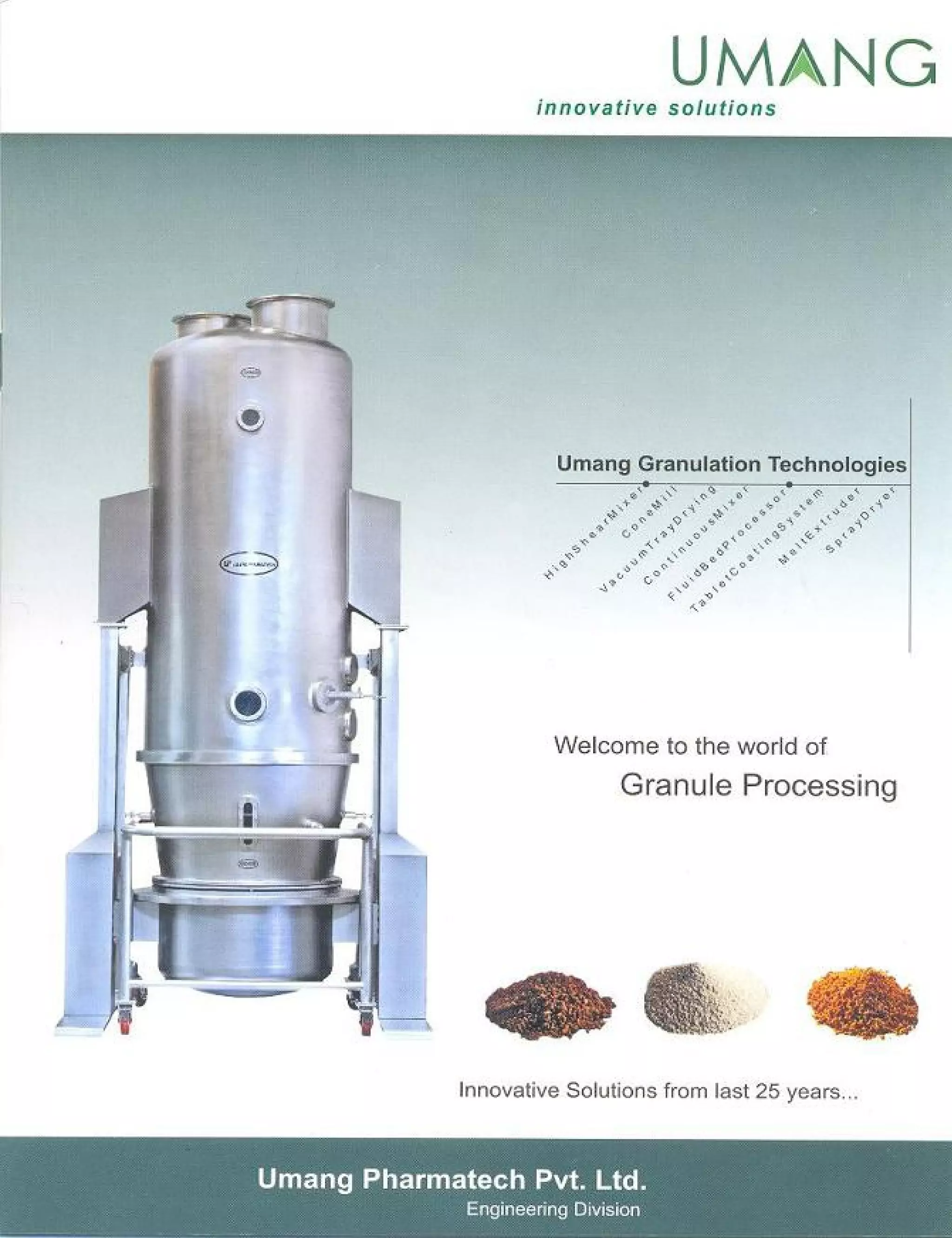 Granulation processing | PDF