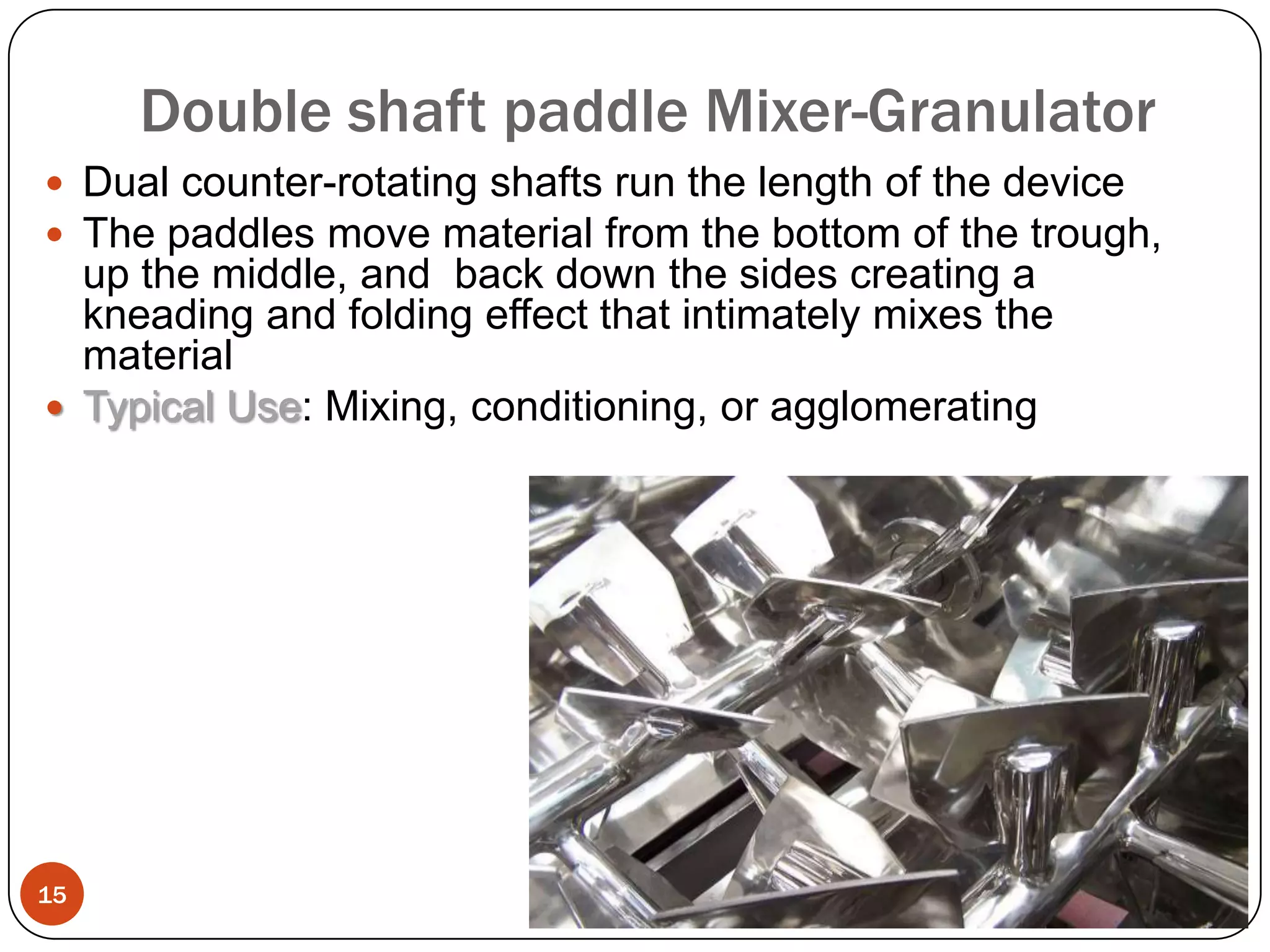 Granulation process and types of granulators | PPTX