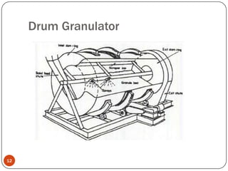 Granulation process and types of granulators | PPTX