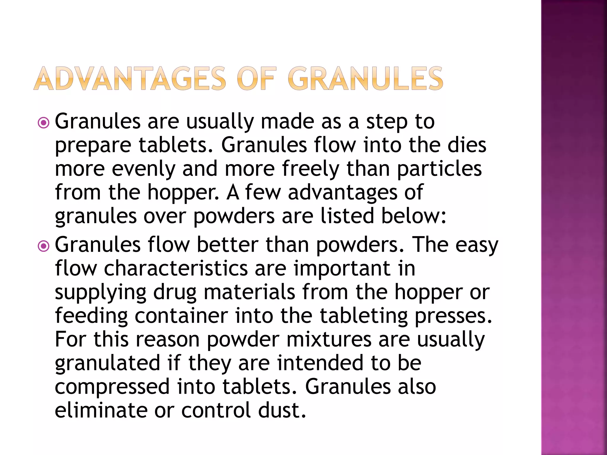 Granules | PPTX