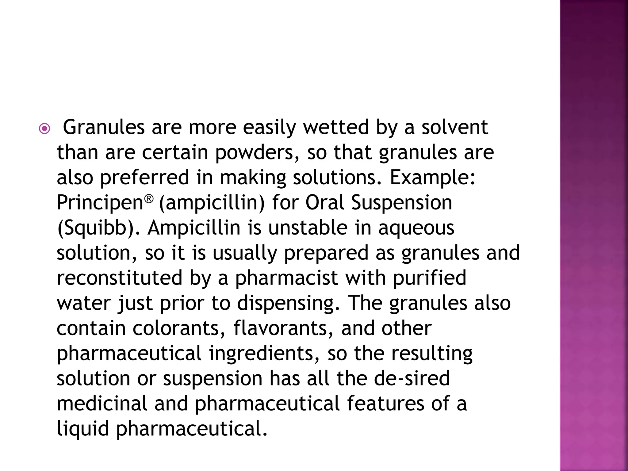Granules | PPTX