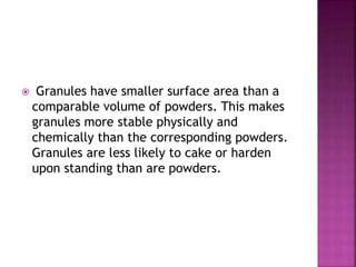 Granules | PPTX