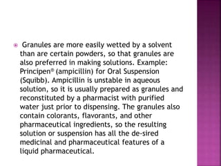 Granules | PPTX