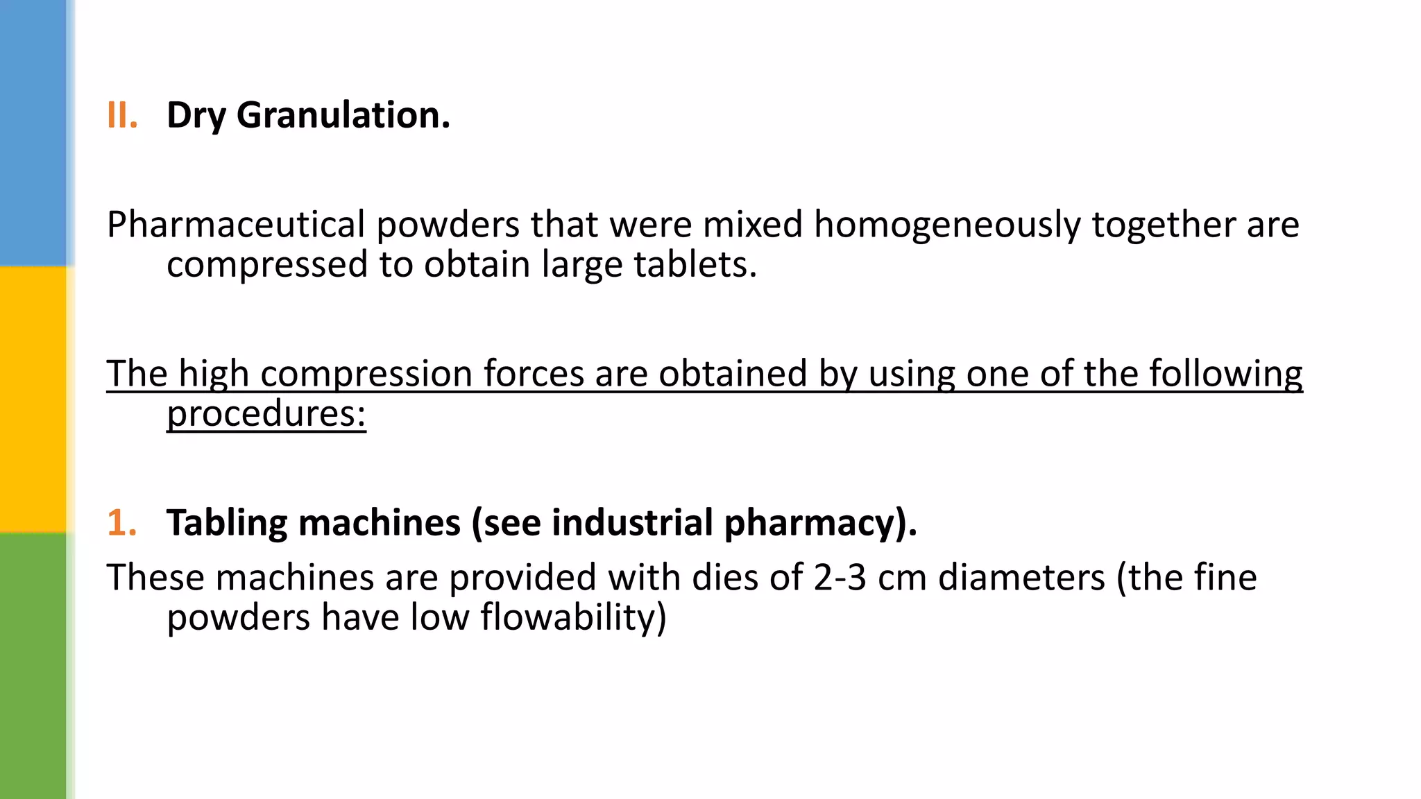 Granules - Pharmaceutics | PPTX