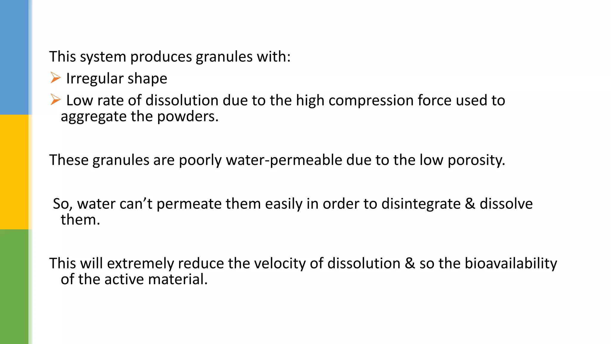 Granules - Pharmaceutics | PPTX