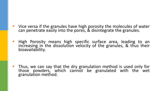 Granules - Pharmaceutics | PPTX