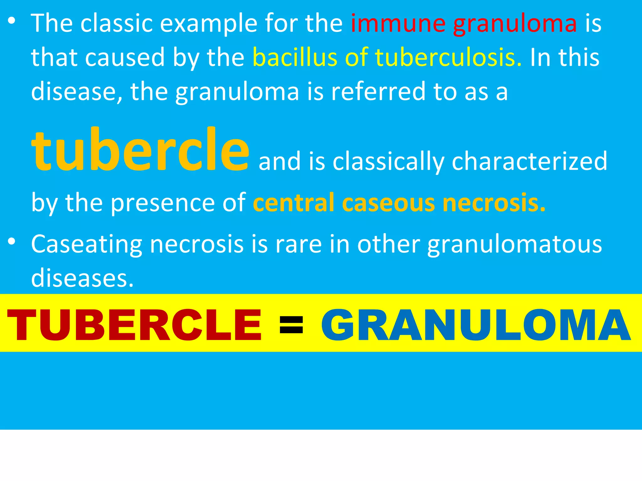 Granuloma lecture st | PPT