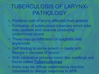 Granulomatous conditions of larynx | PPT