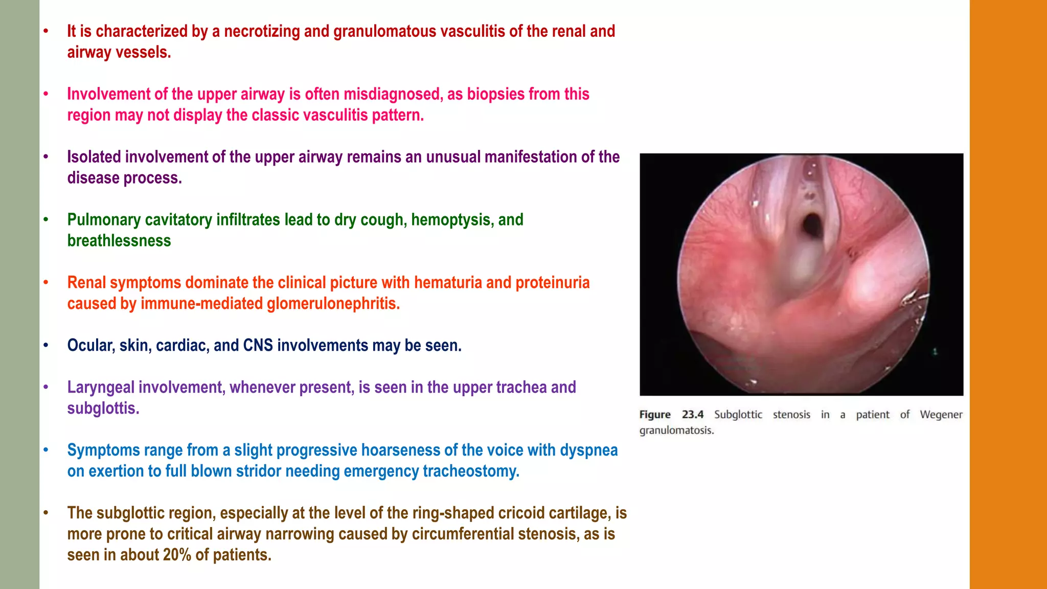 Granulomatous diseases of the larynx | PPTX