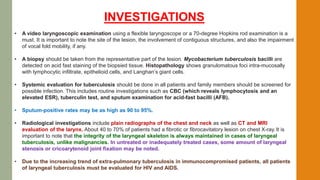Granulomatous diseases of the larynx | PPTX