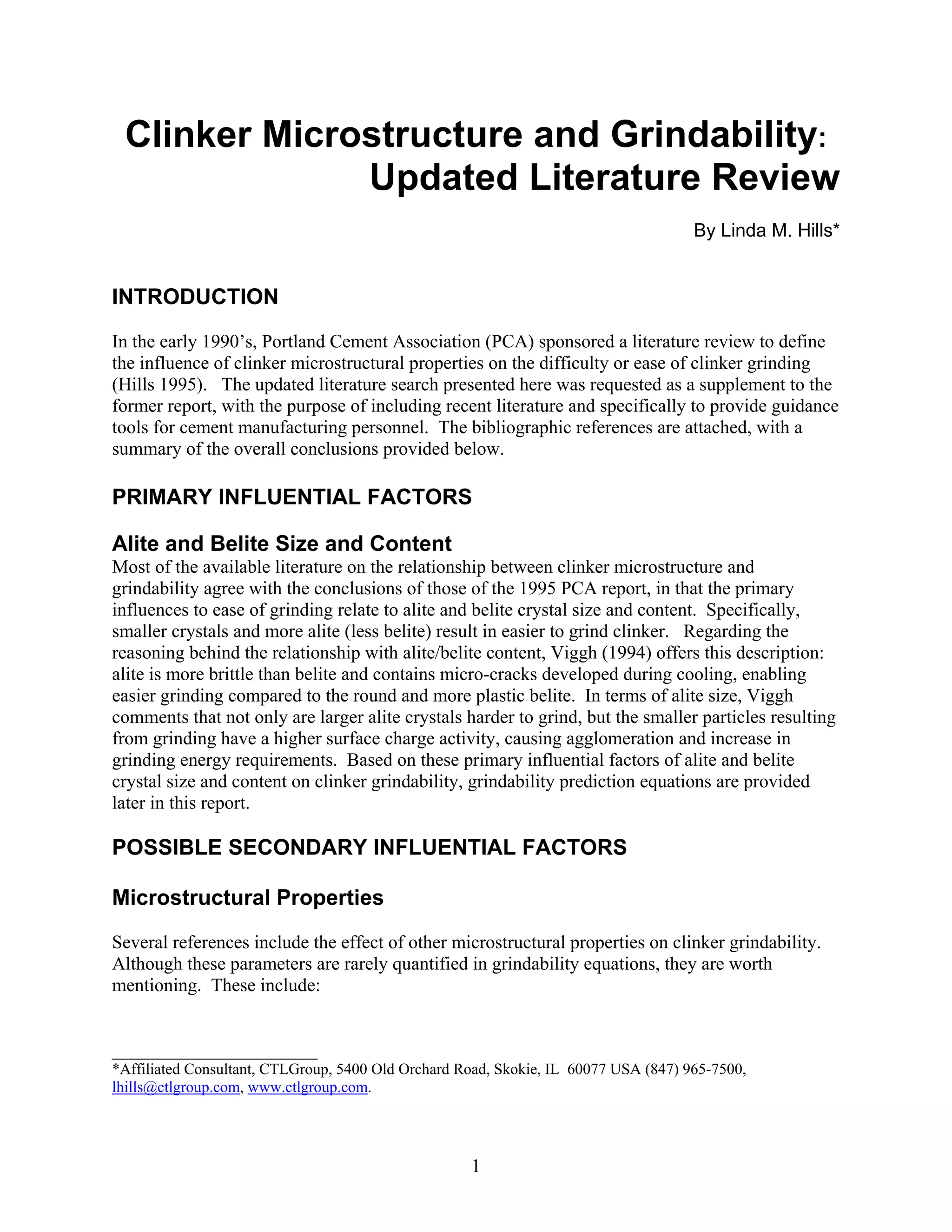 Granulometry of clinker | PDF