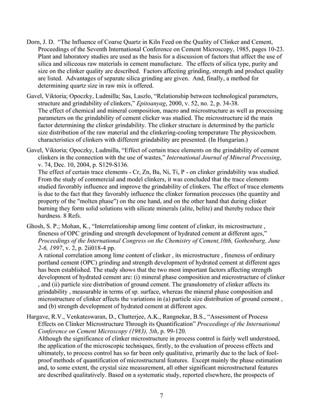 Granulometry of clinker | PDF