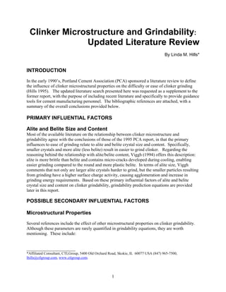 Granulometry of clinker | PDF