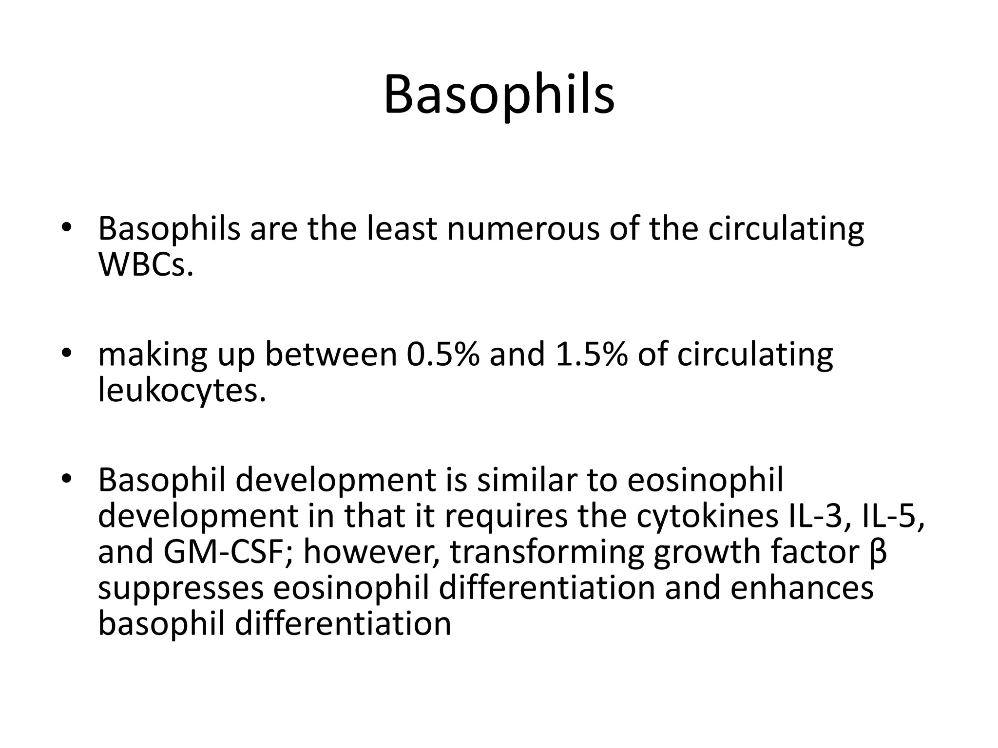 Granulocytes in health and disease | PPTX
