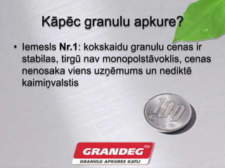 Granulu Apkures Katlu Ražotājs- GRANDEG | PPTX