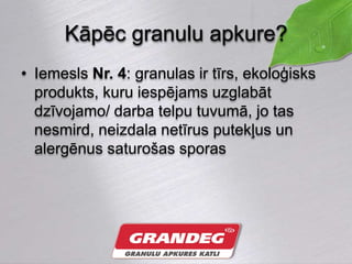 Granulu Apkures Katlu Ražotājs- GRANDEG | PPTX