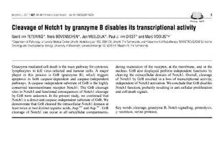 Granzyme | PPTX