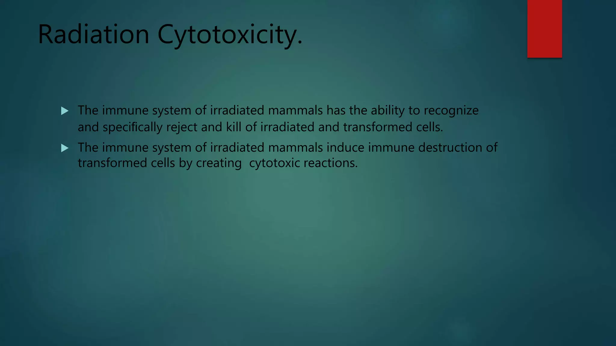 Radiation Cytotoxicity | PPT