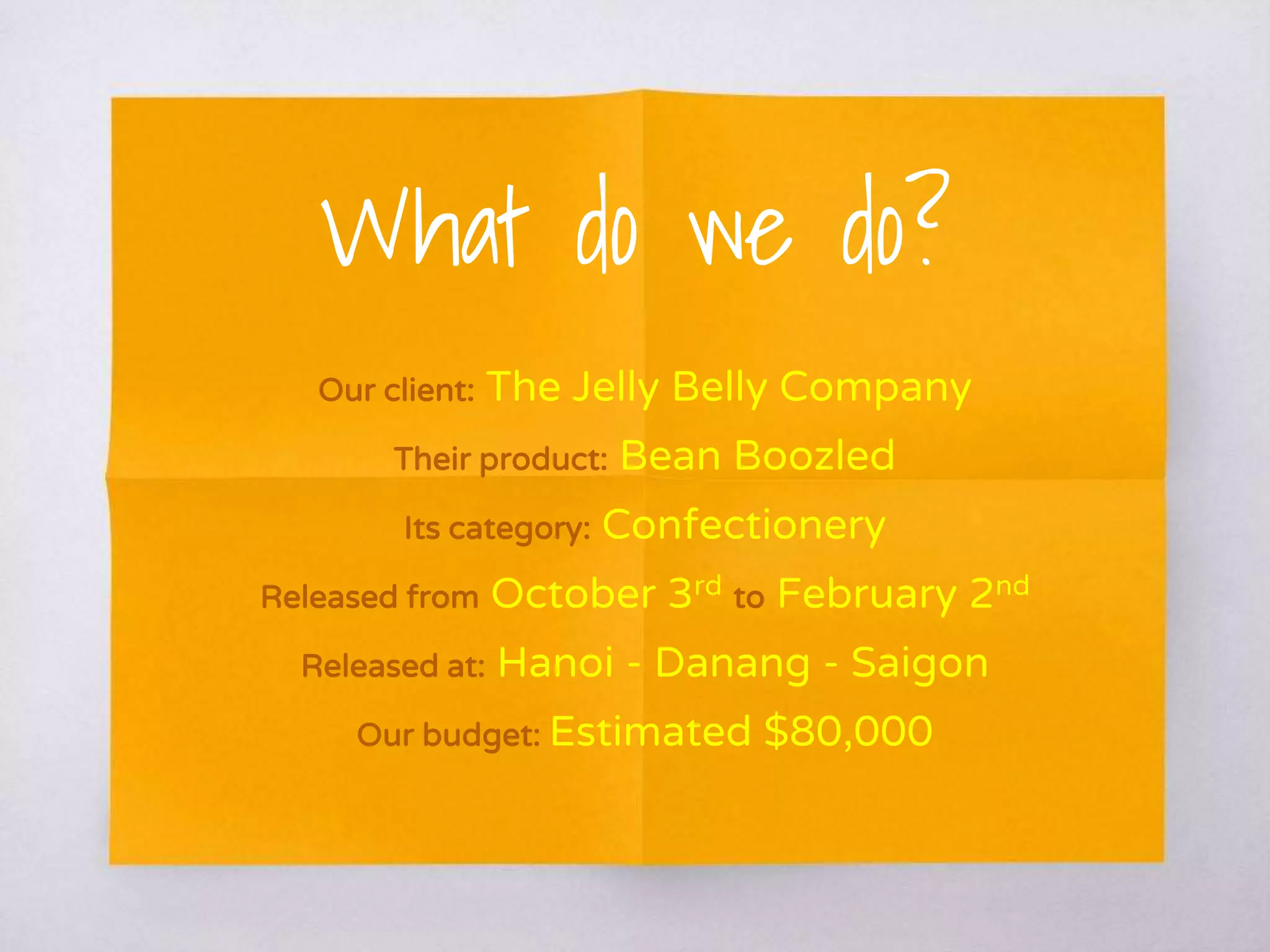 Bean boozled Communication Strategy | PPTX