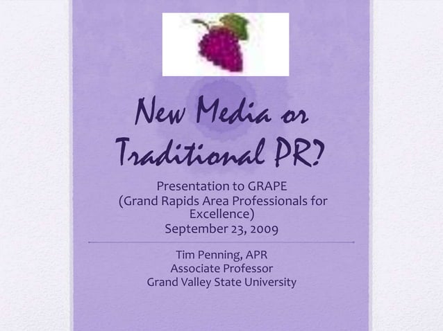 GRAPE Presentation | PPT