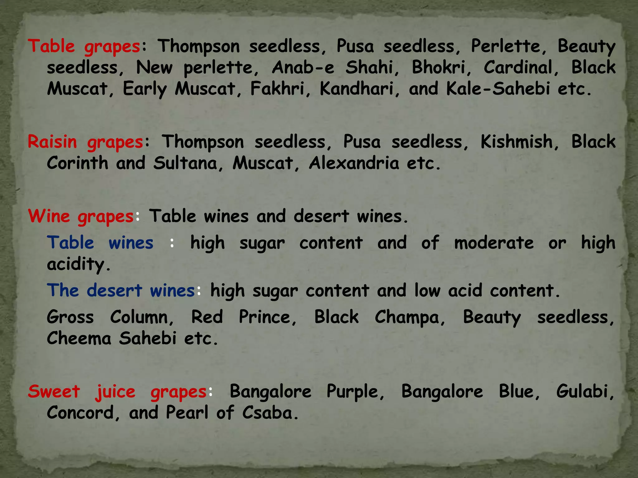 Grapes - Dr. Mahesh Ghuge | PPTX
