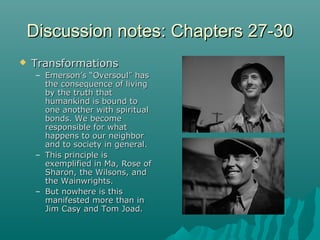 Grapes of wrath main 19 30 and test preview | PPT