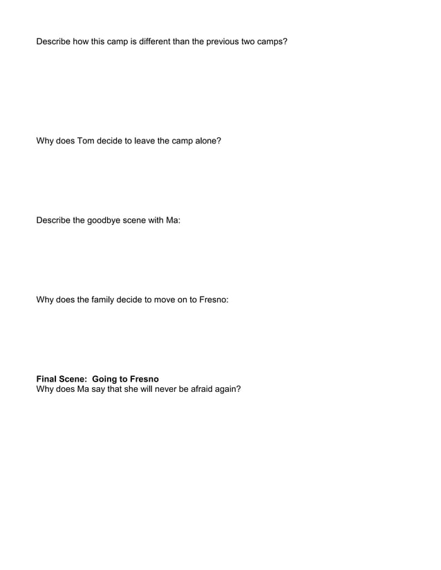 Grapes of wrath notes | PDF