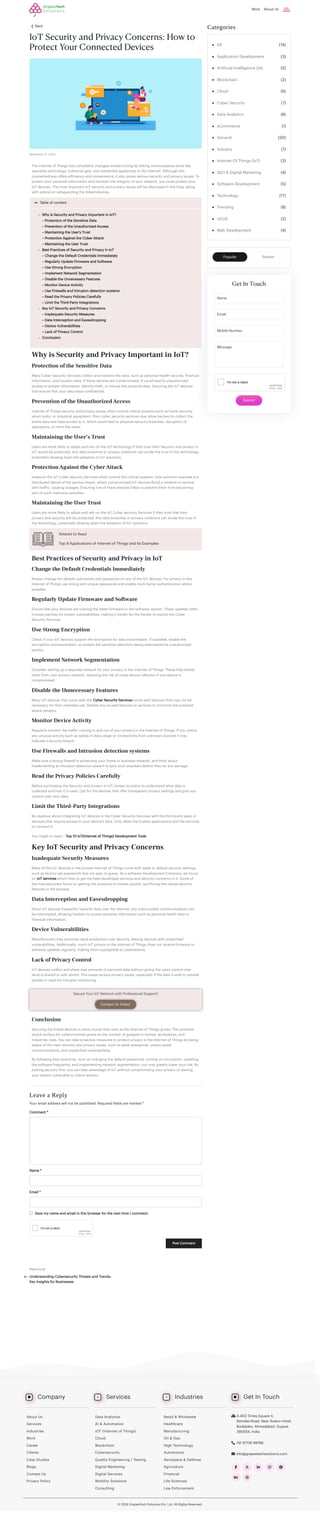 Iot Security And Privacy Concerns Safeguarding Your Connected Devices