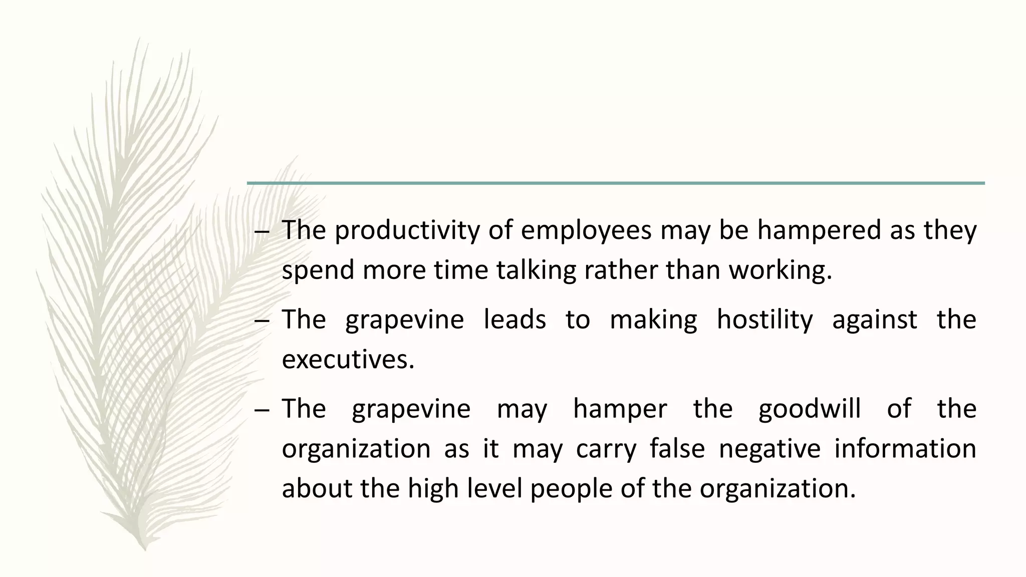 Informal Communication-Grapevine | PPTX