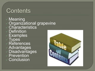 Grapevine communication | PPTX