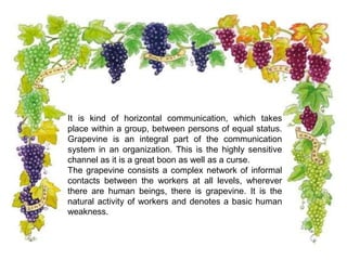 Grapevine communication | PPTX