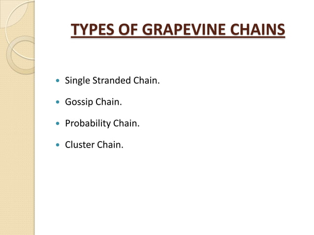 Grapevine communication raviraj mishra | PPT