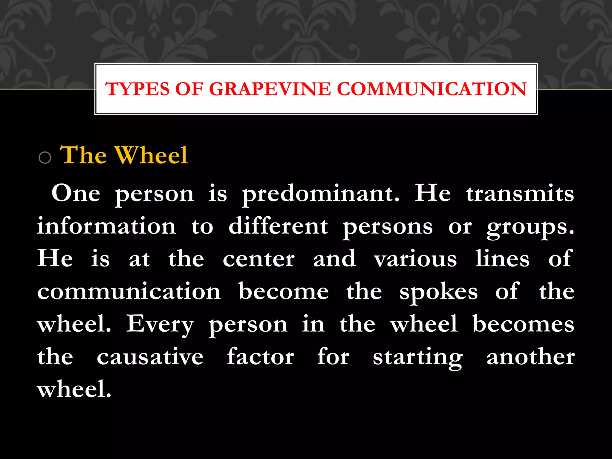 Grapevine communication mil | PPTX