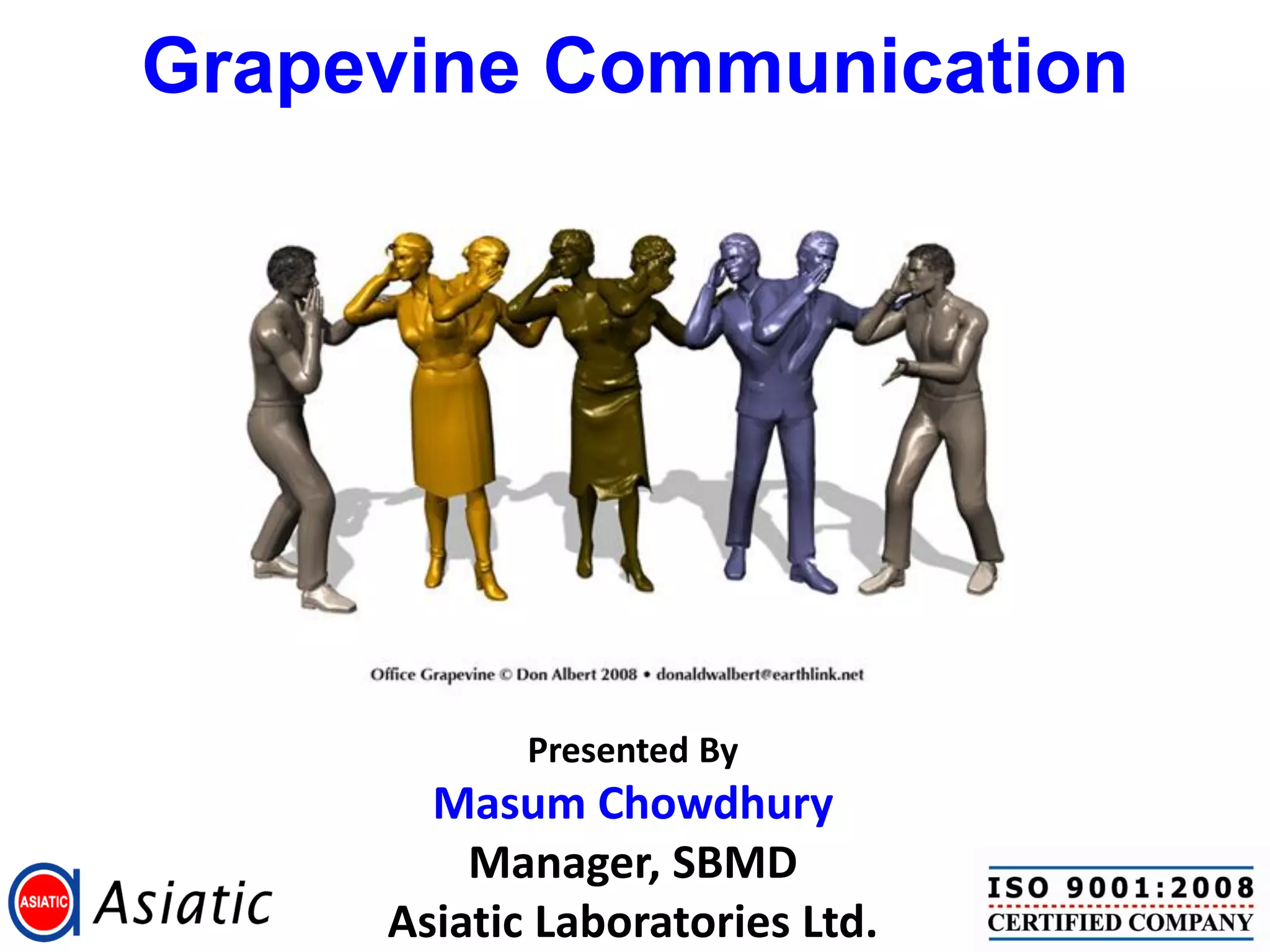 Grapevine communications for first line manager | PDF