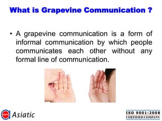 Grapevine communications for first line manager | PDF