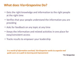 Grapevine Learning Management System | PPTX