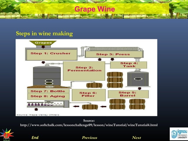 Grape wine introduction for the class-ok | PPT | Chemistry | Science