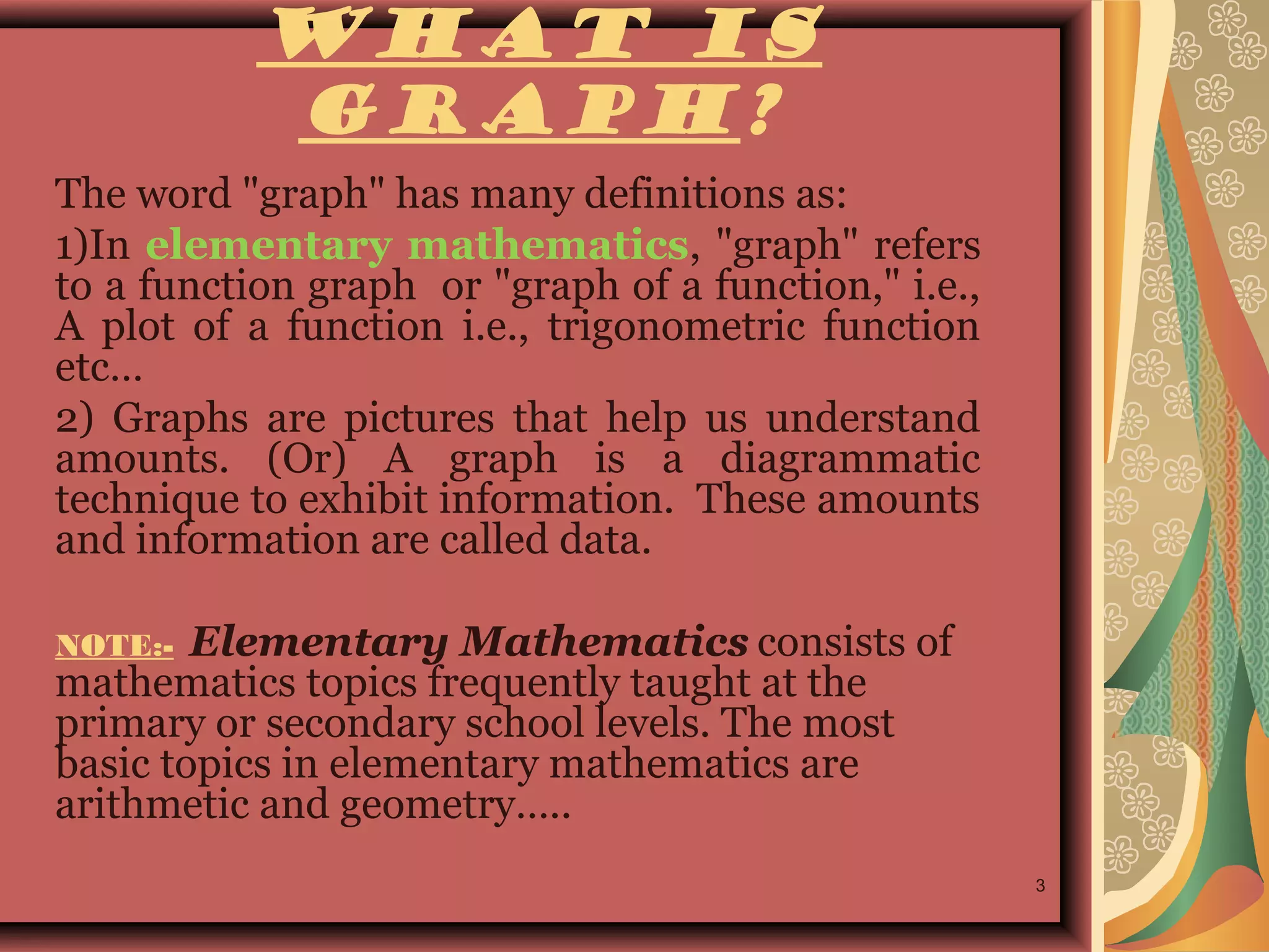 Introduction to Graph in general life | PPT