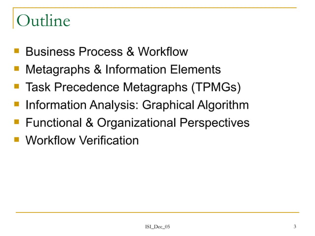 Graph Based Methods For The Representation And Analysis Of Ppt