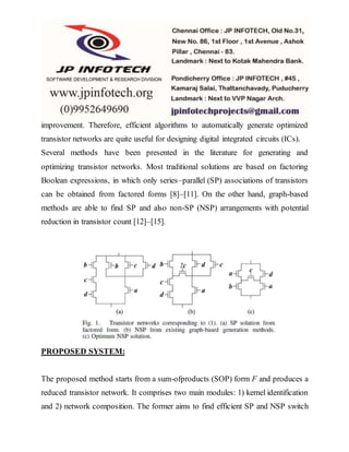 Graph based transistor network generation method for supergate design | PDF