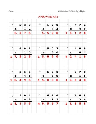 Graph multiplication-3dig2dig | DOC