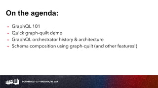 Weaving Microservices into a Unified GraphQL Schema with graph-quilt ...