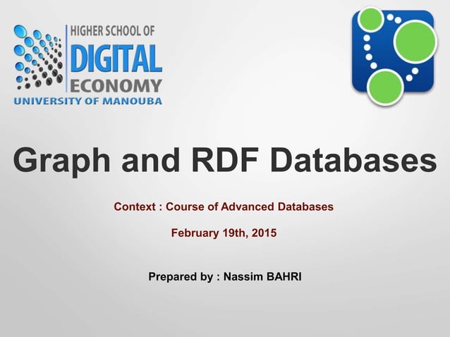 Graph and RDF databases | PPT