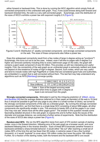 Graph Structure In The Web | PDF