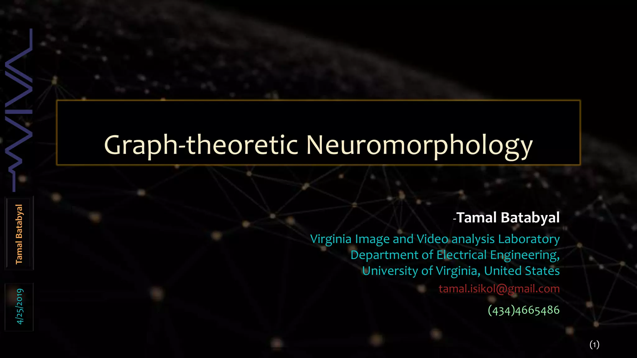 Graph theoretic neuromorphology | PPT