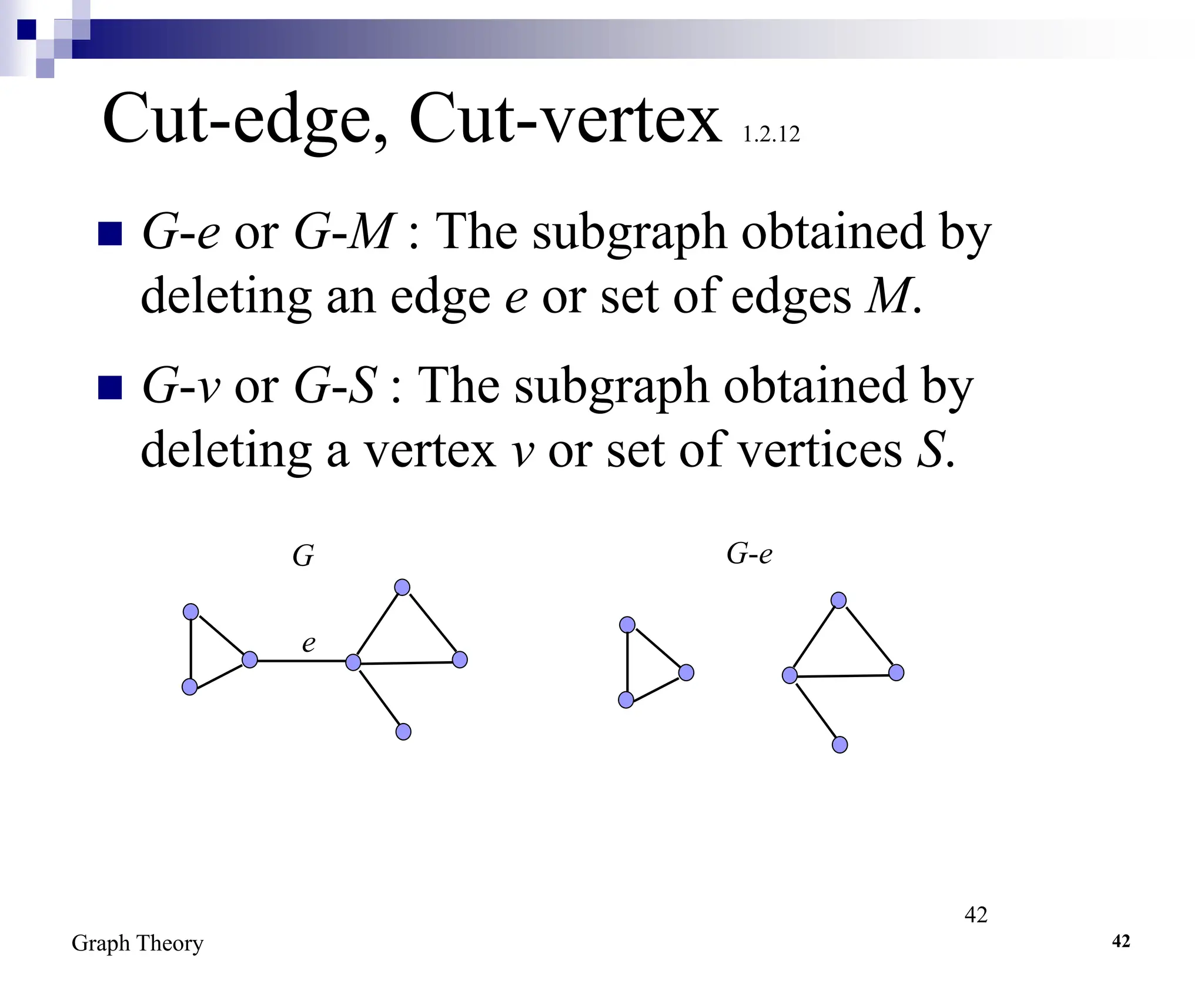 graph theory in applied mathematics with example | PPT